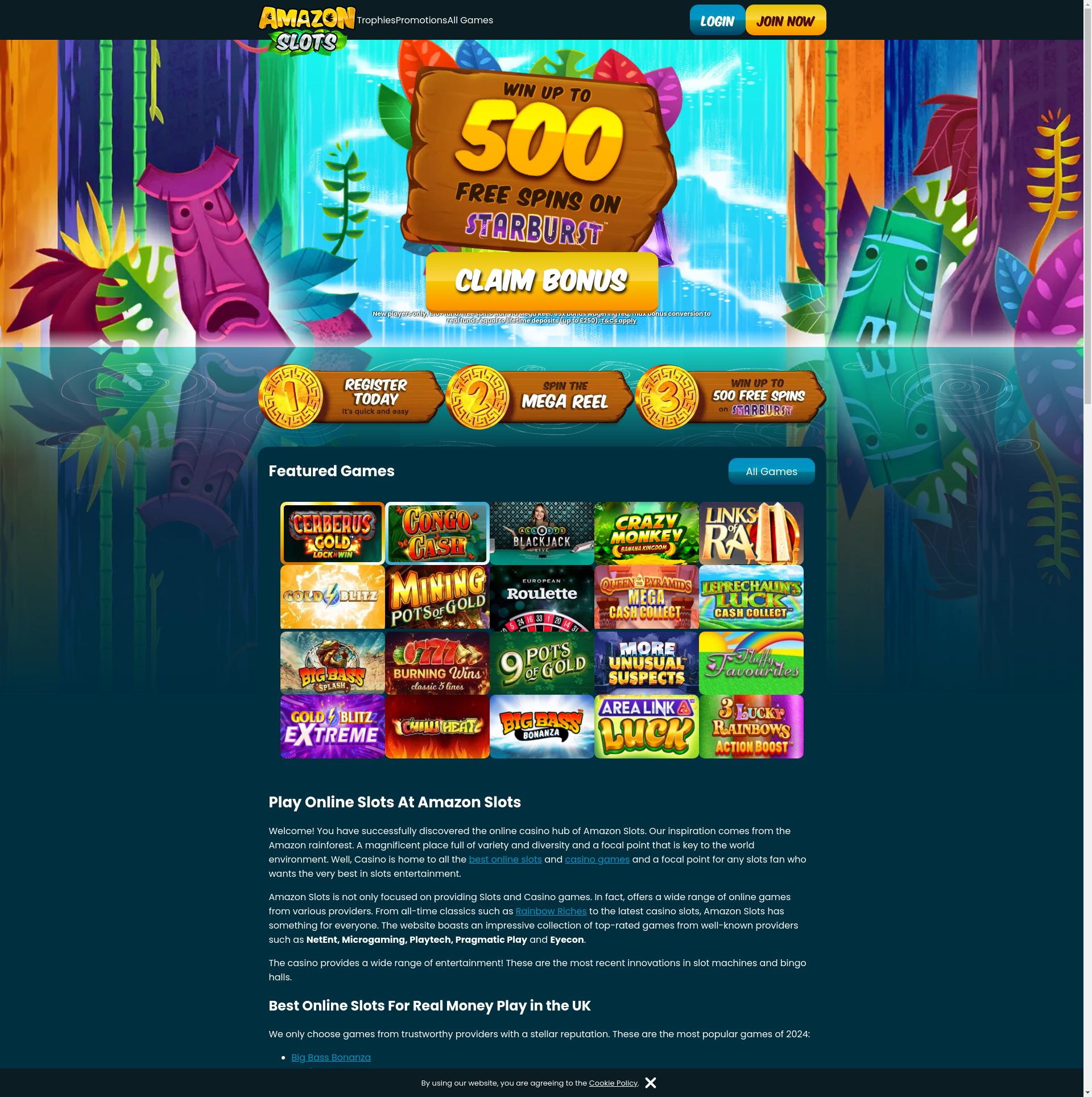 Amazon Slots Casino Review & Bonuses