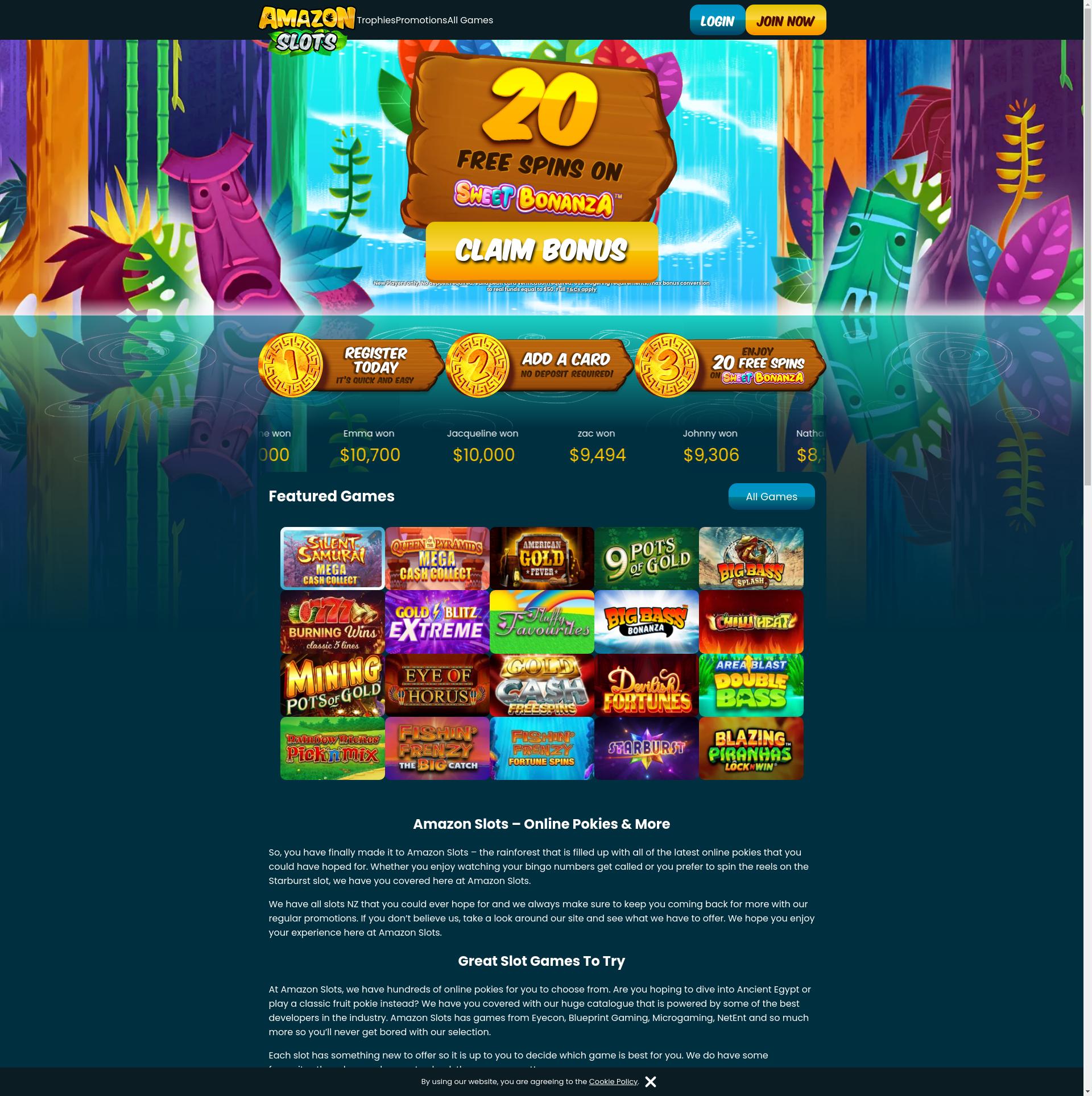 Amazon Slots Casino Review & Bonuses