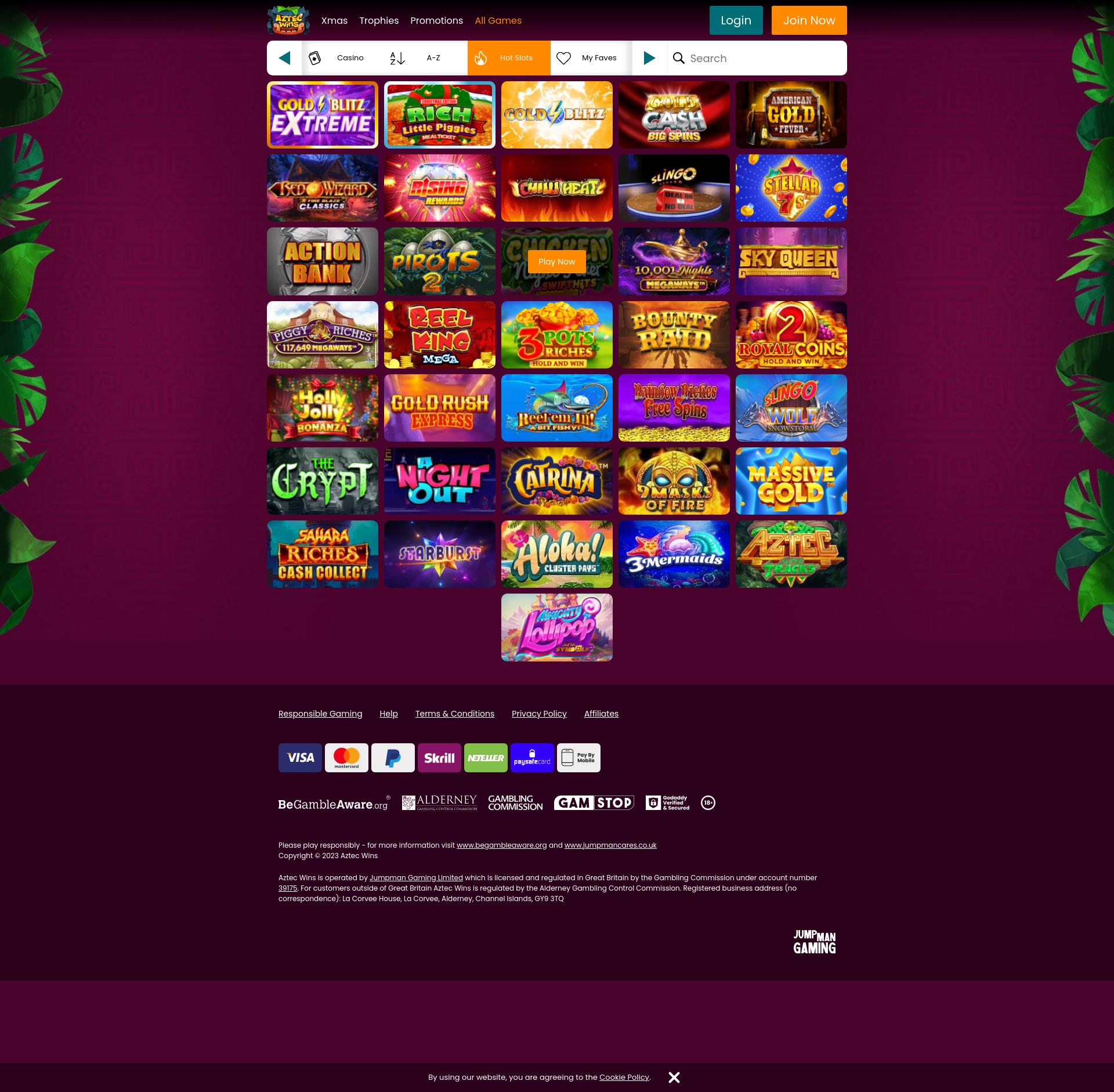 Aztec Wins Casino Review & Bonuses