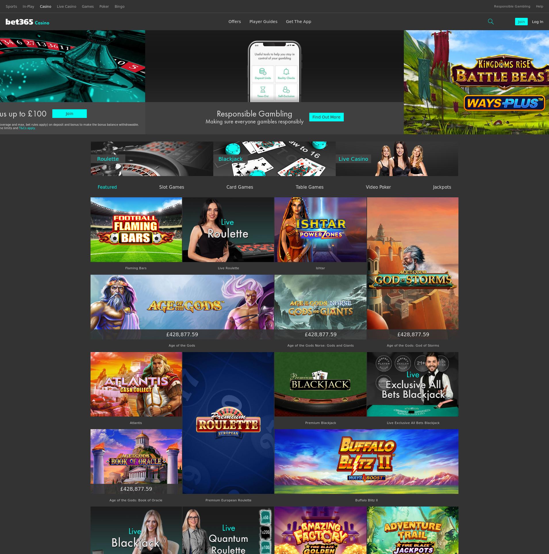 Bet365 (Casino) ᐈ Review Casino Bonuses