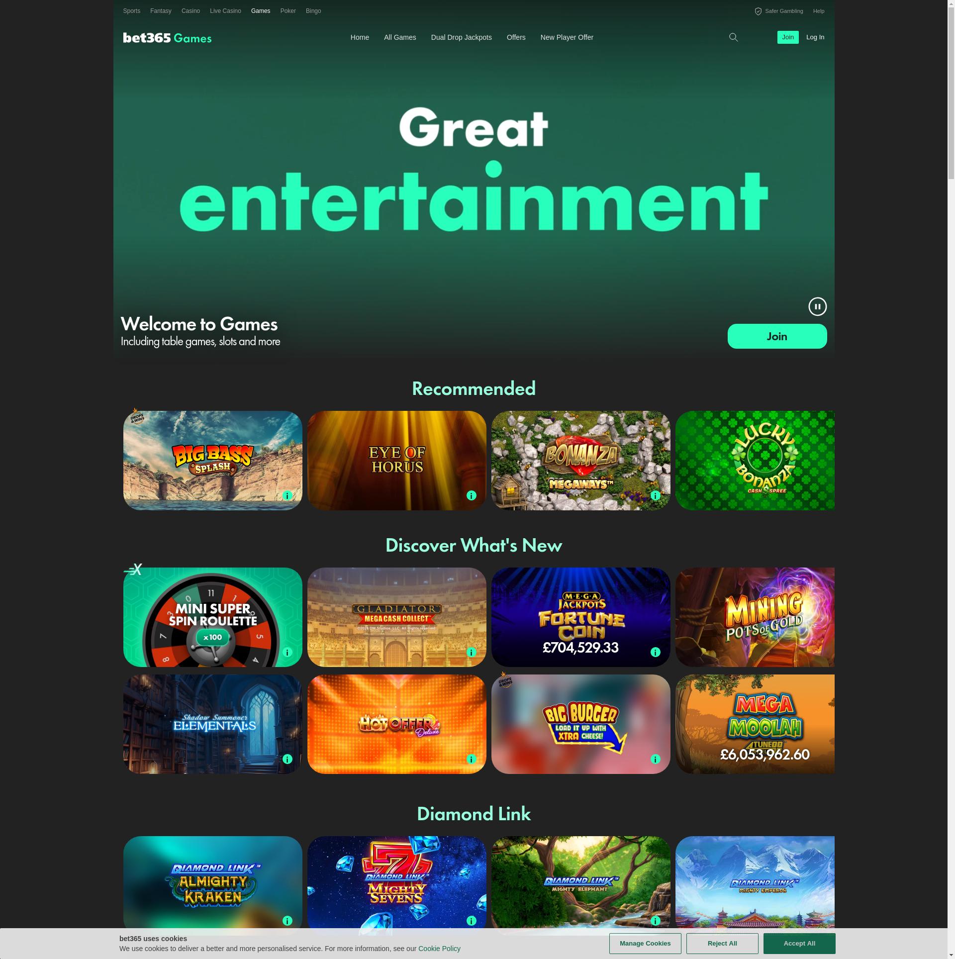 Bet365 Games Review + Best Bonuses