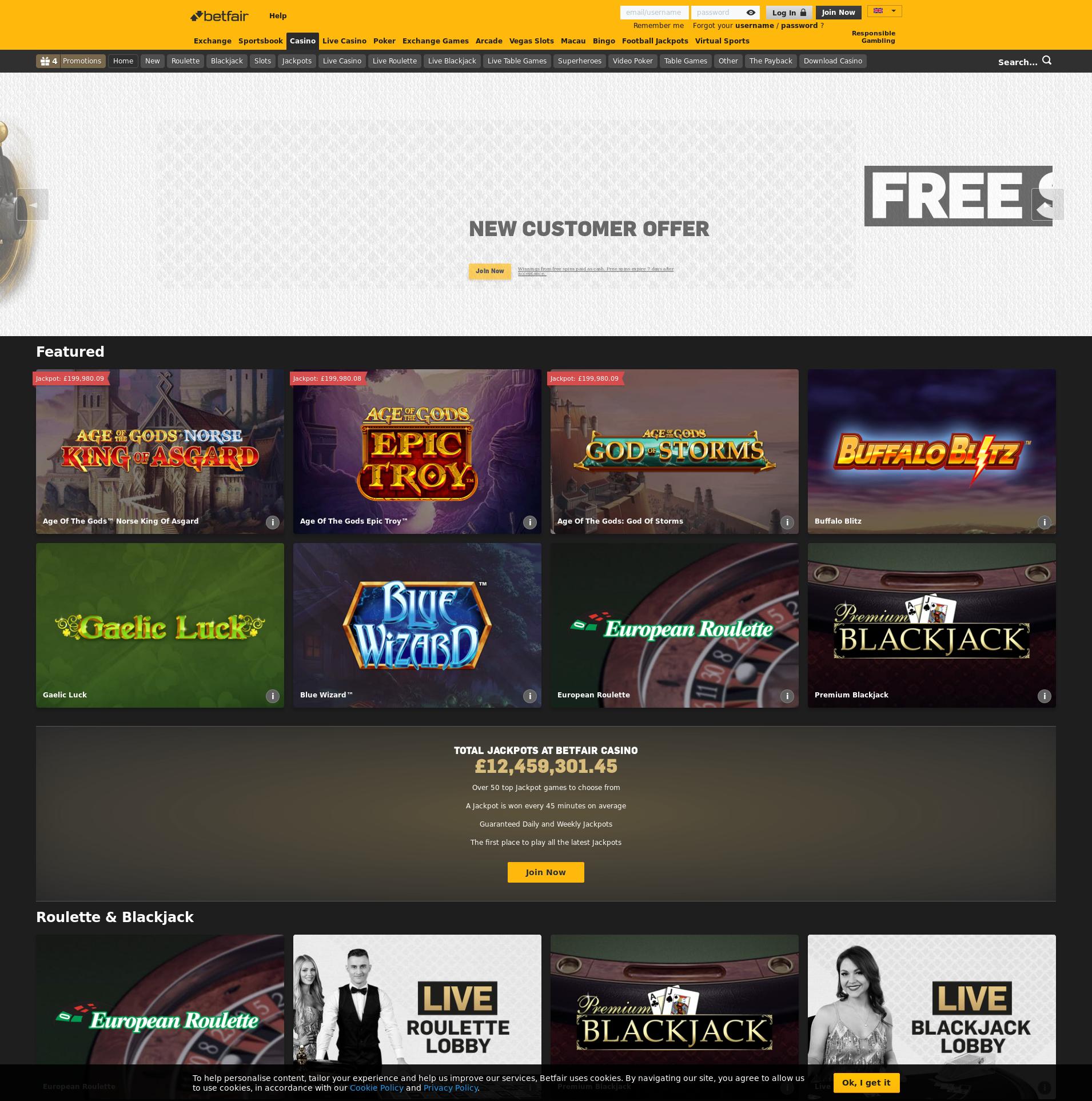 Betfair ᐈ 100% up to £200 + 100BS