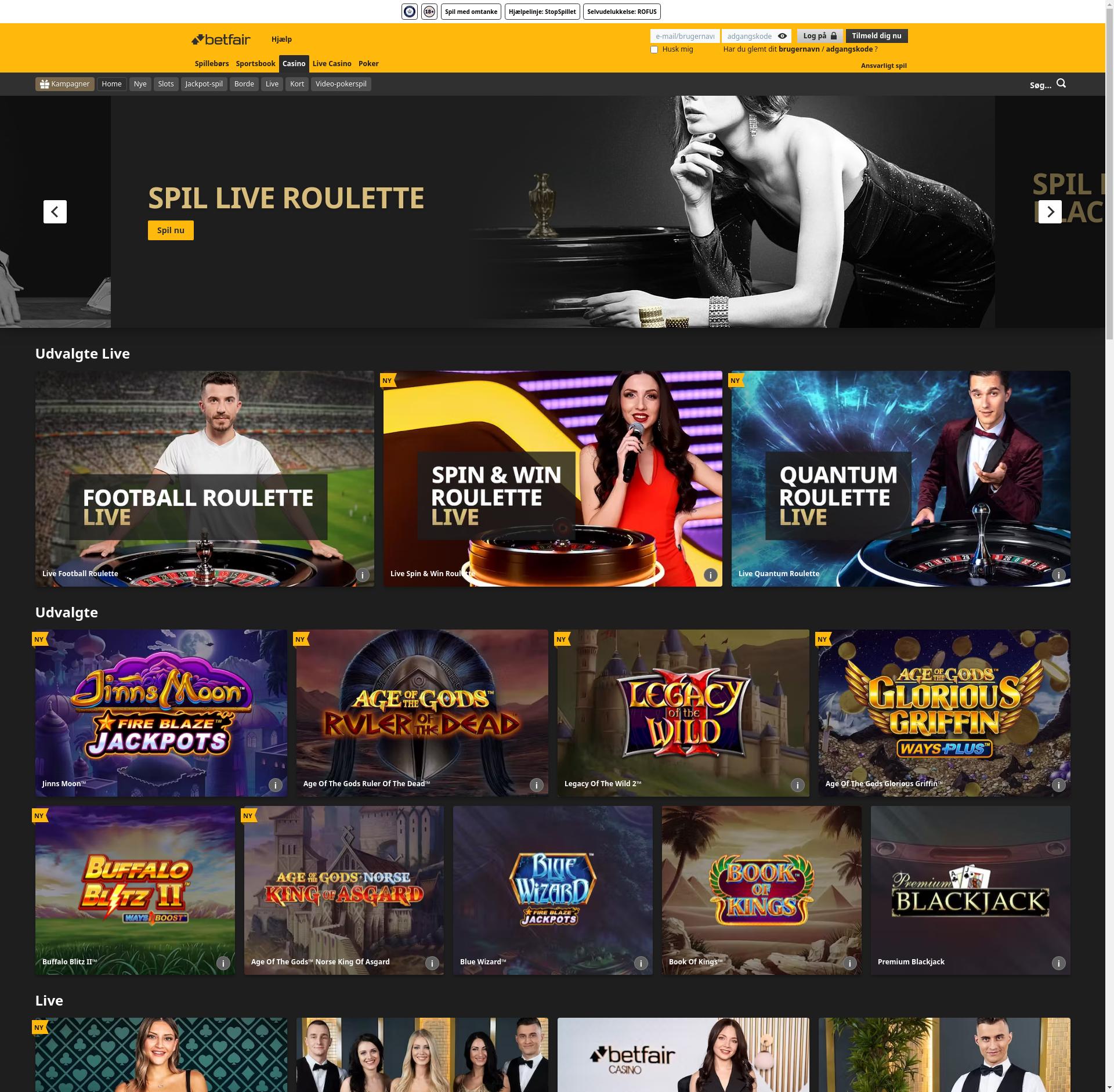 Betfair Casino Review & Bonuses