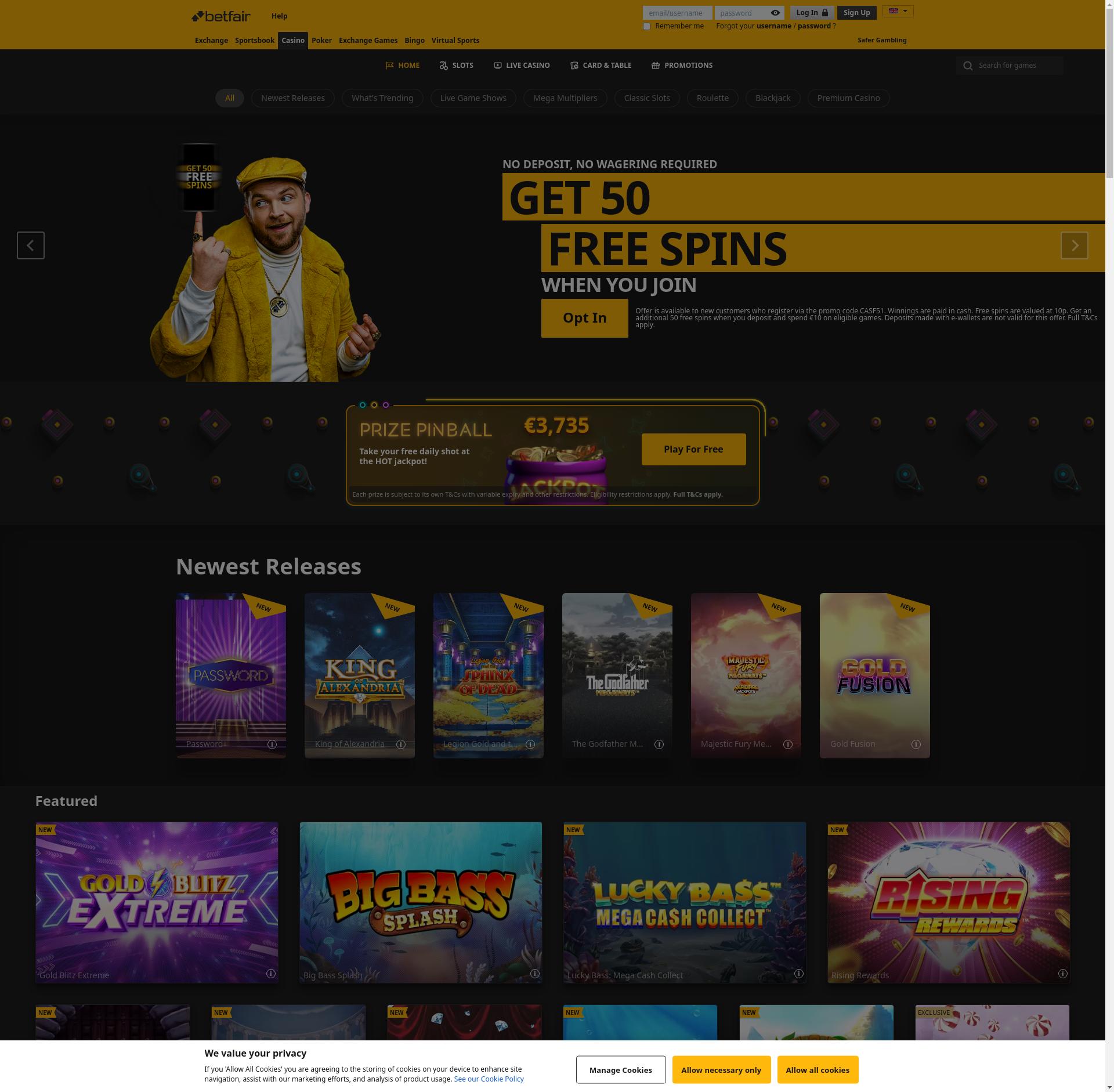 Betfair Casino Review & Bonuses