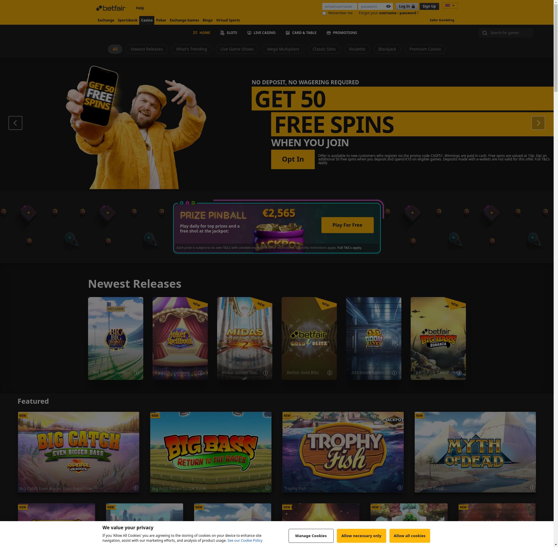 Betfair Casino Review & Bonuses