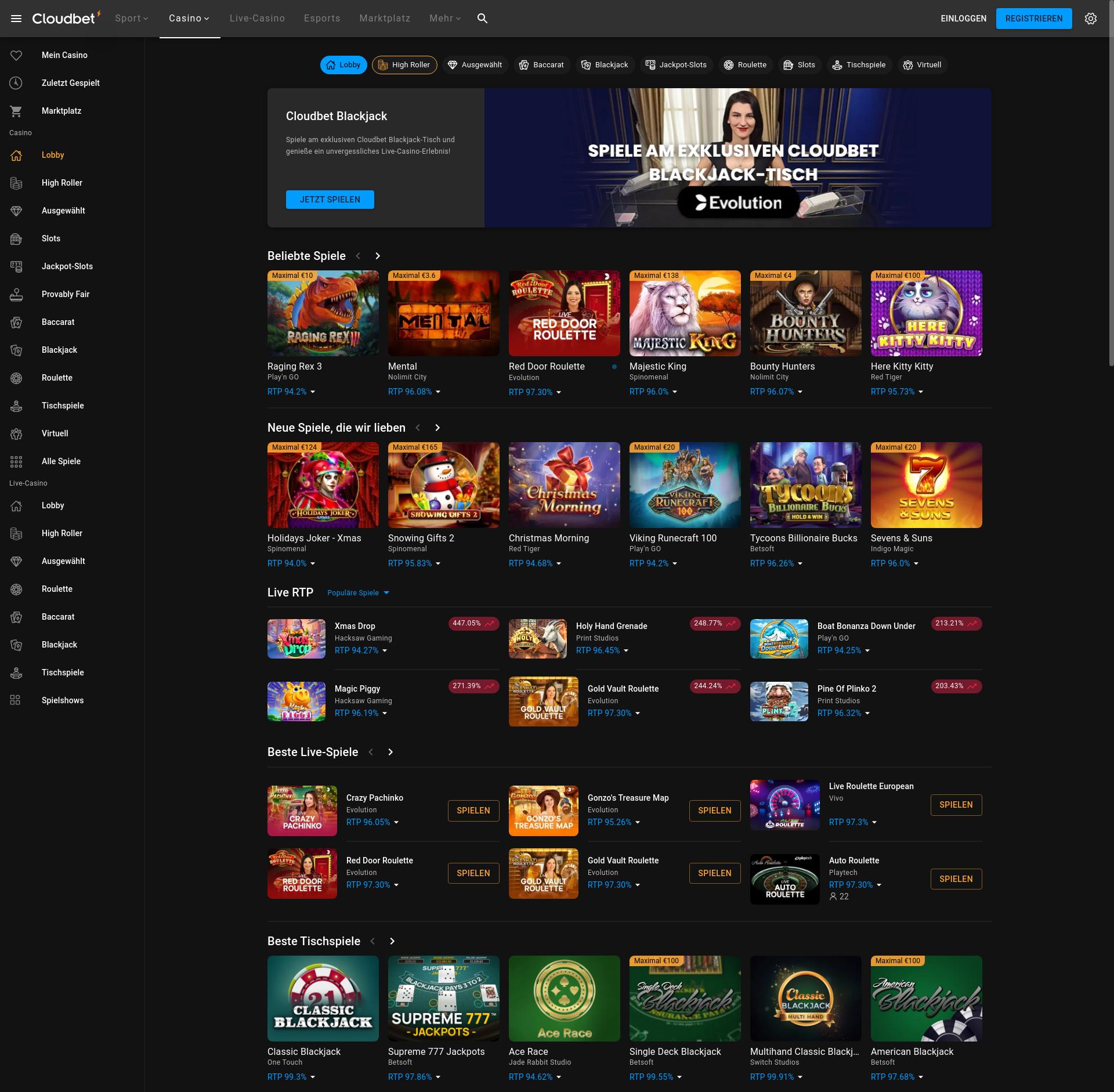 Cloudbet Casino Review & Bonuses