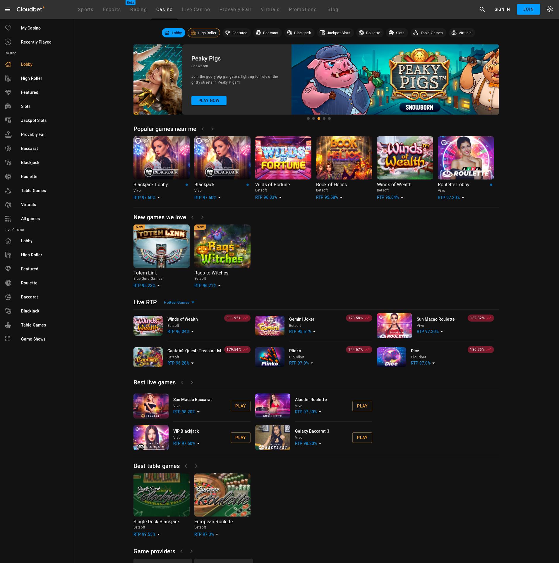 Cloudbet Casino Review & Bonuses | October, 2022