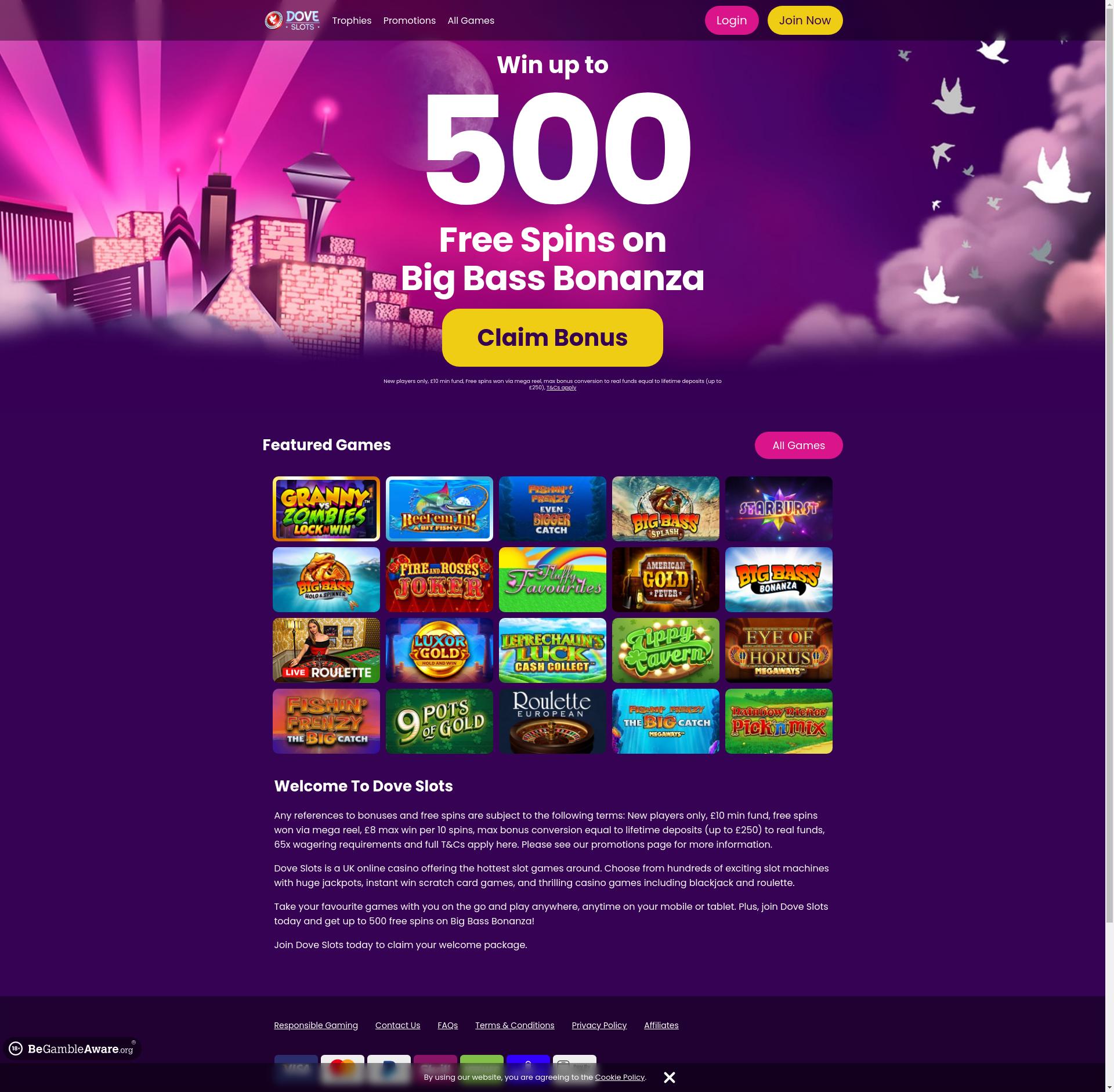 Dove Slots Casino Review & Bonuses | April, 2023