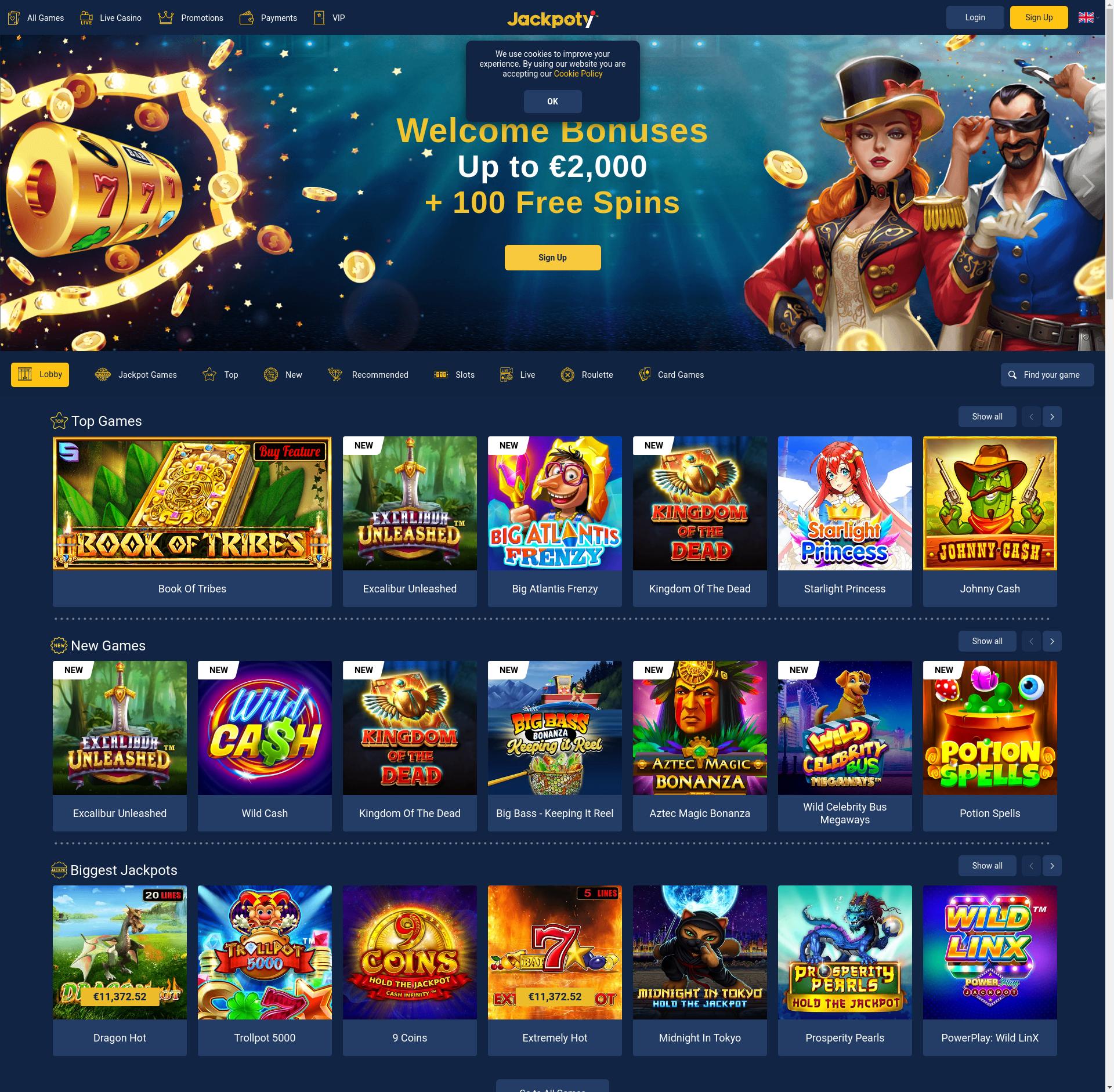 Jackpoty Casino Review & Bonuses | May, 2023