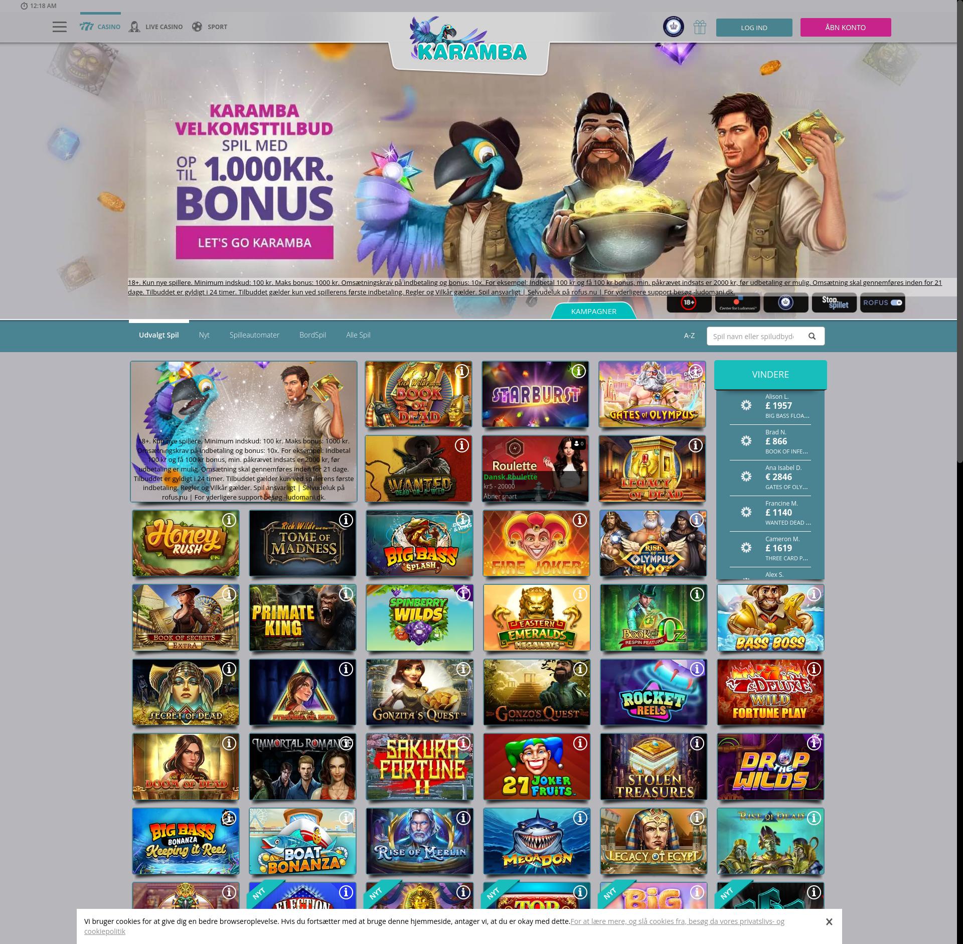 Karamba Casino Review & Bonuses