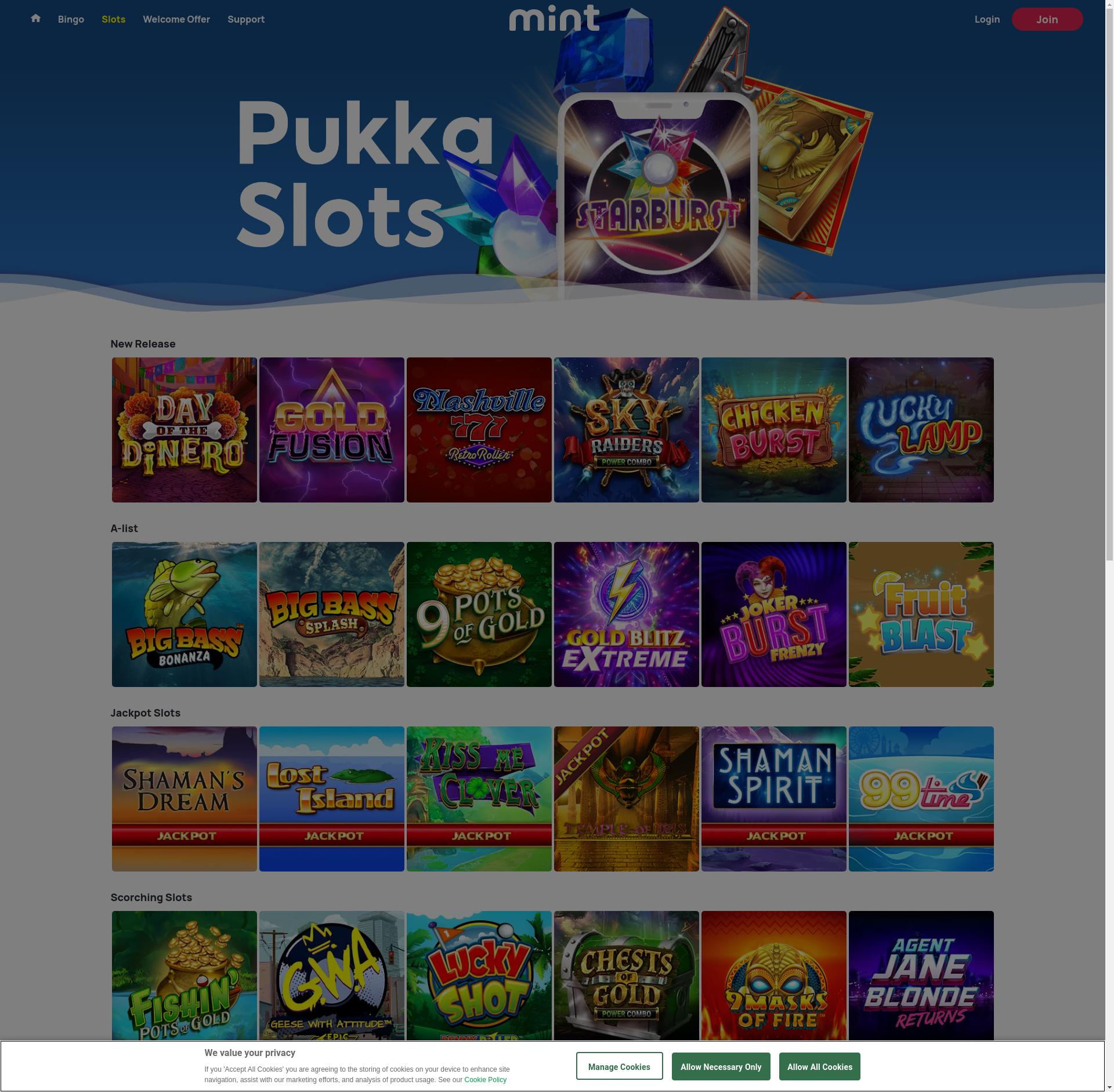 Mint Bingo Casino Review & Bonuses