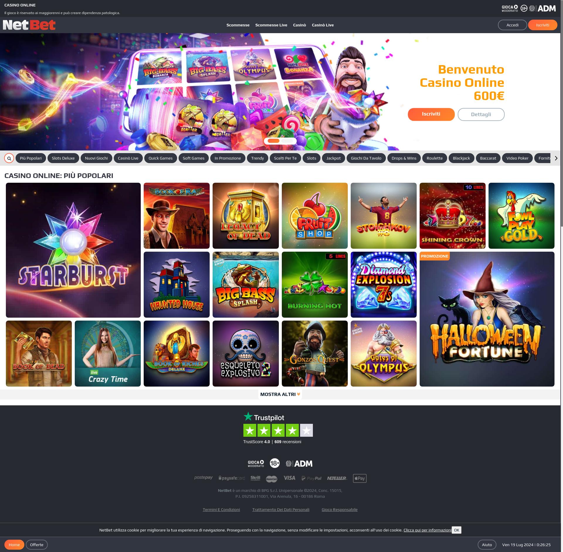 NetBet Casino Review & Bonuses