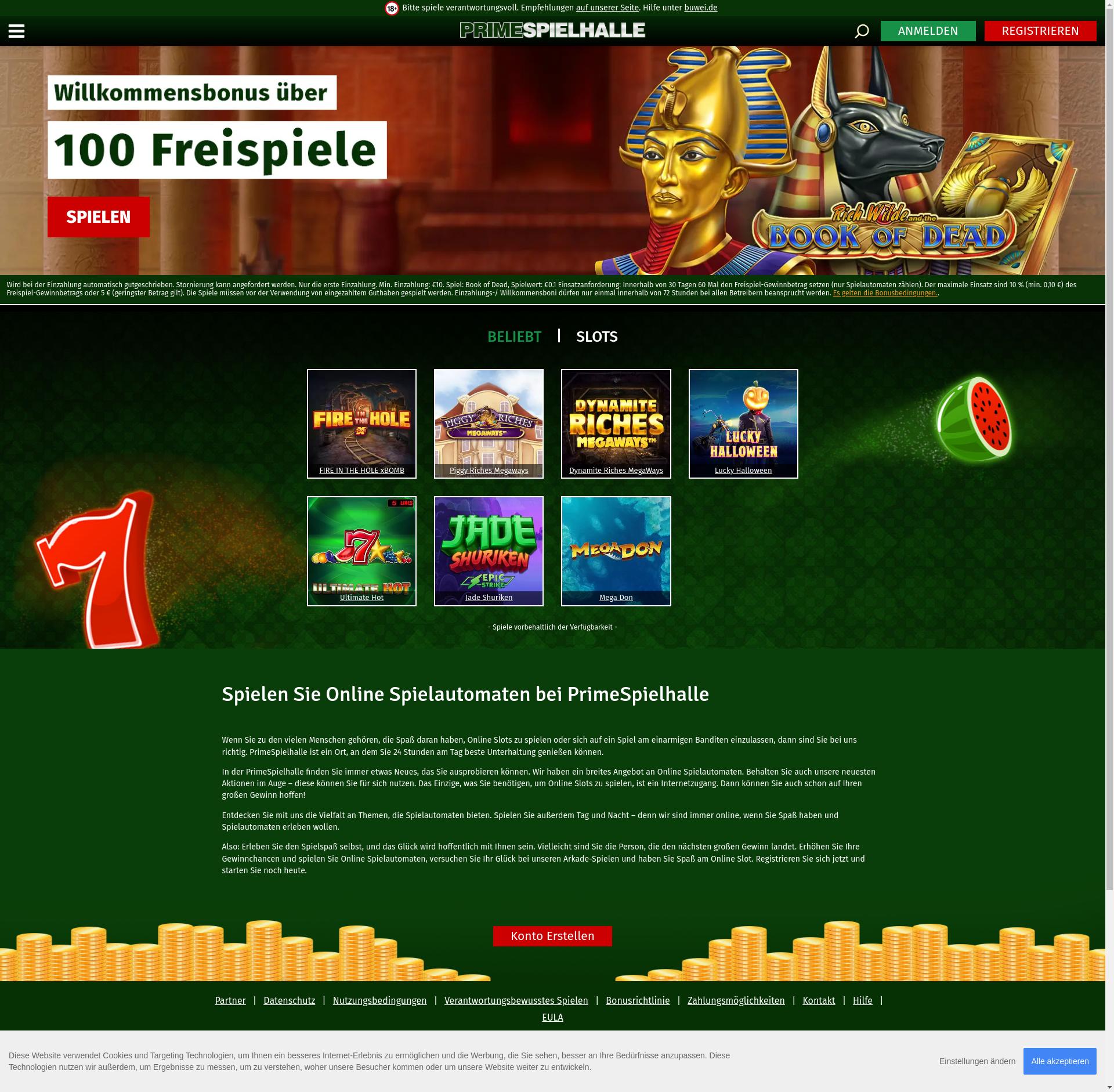 Prime Casino Review & Bonuses