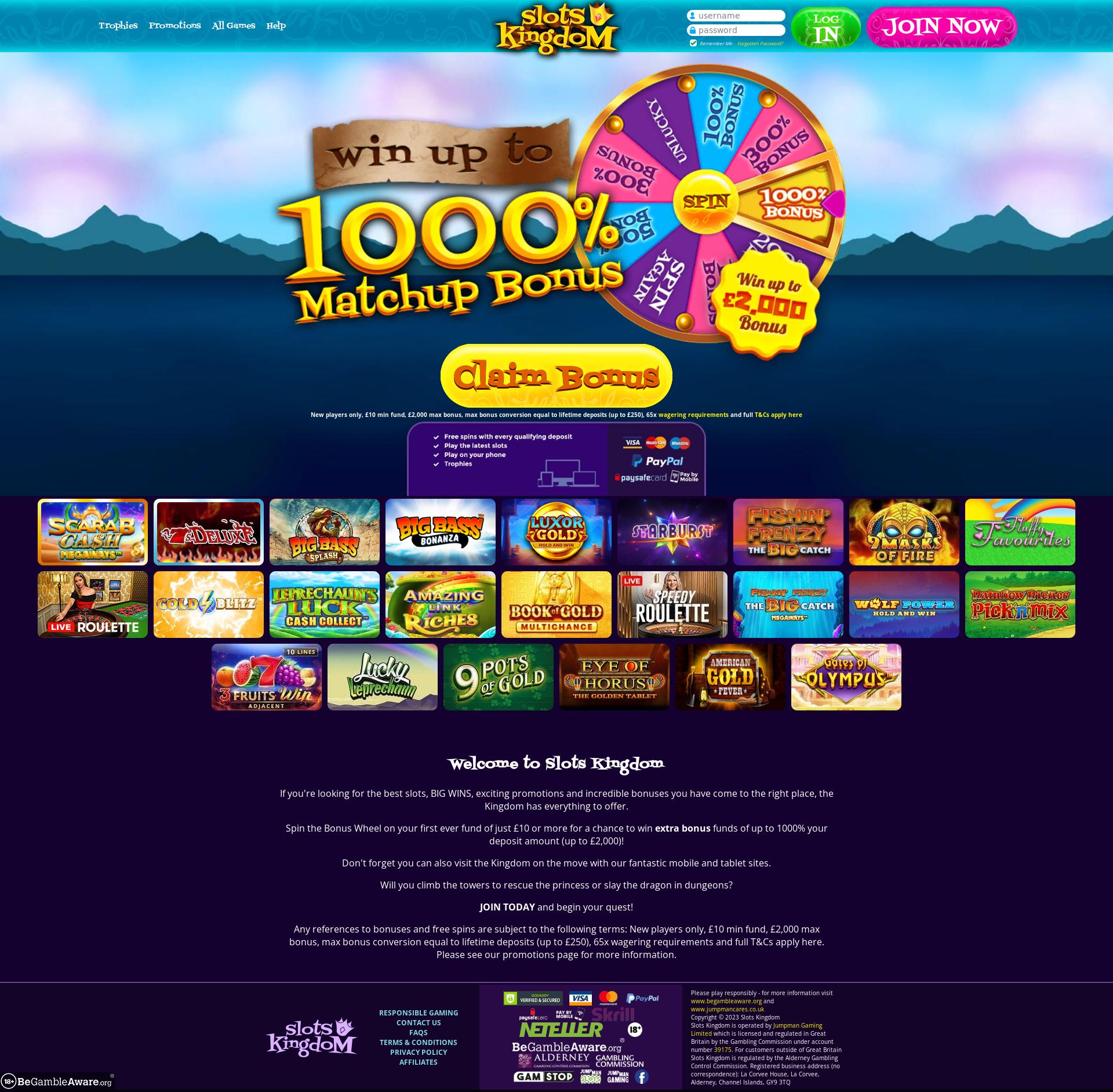 Slots Kingdom Casino Review & Bonuses | March, 2023