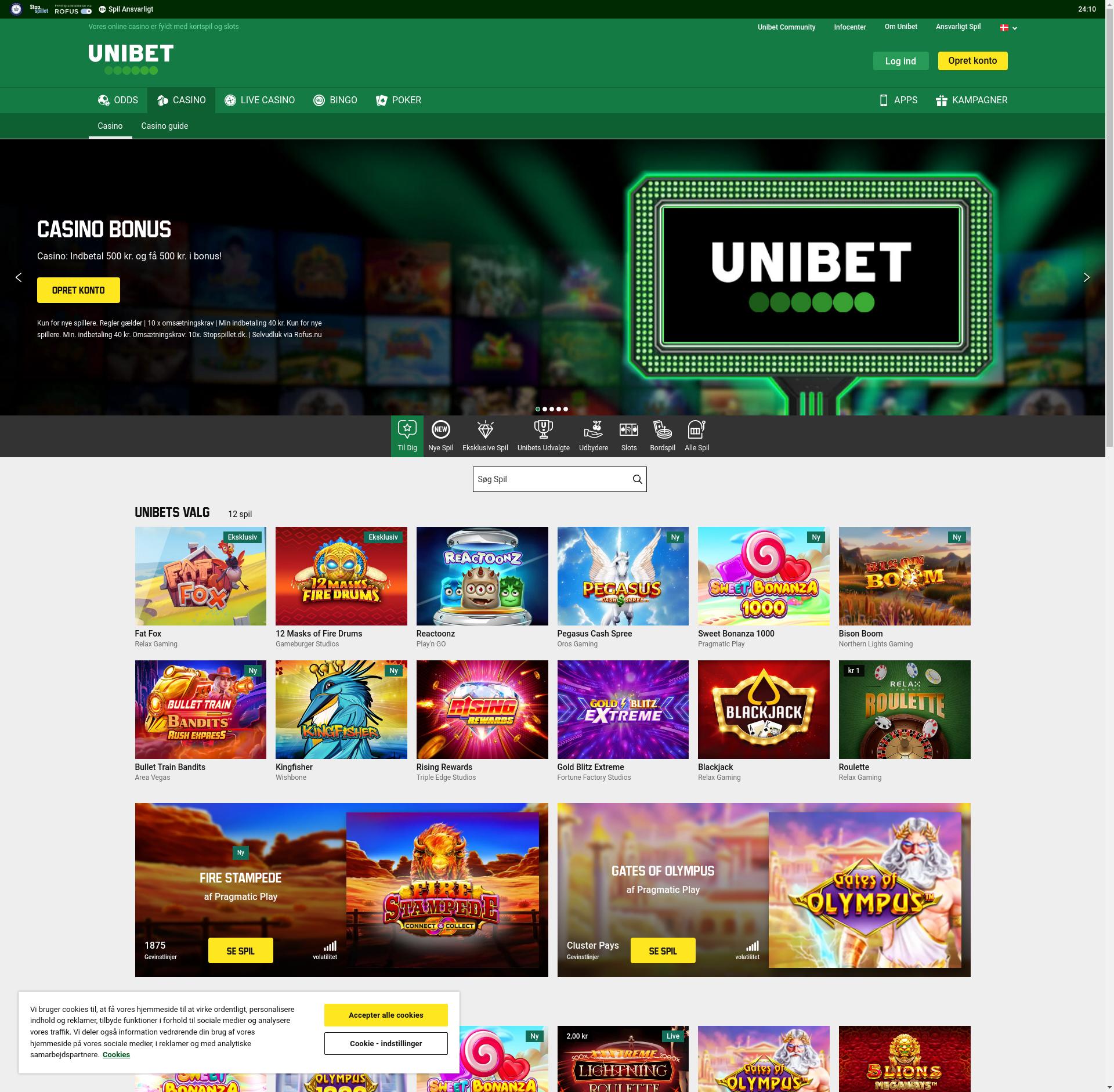 Unibet Casino Review & Bonuses