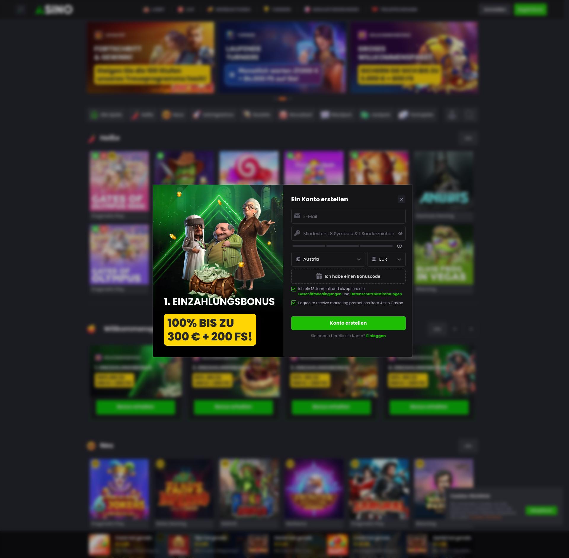 Asino Casino Review & Bonuses