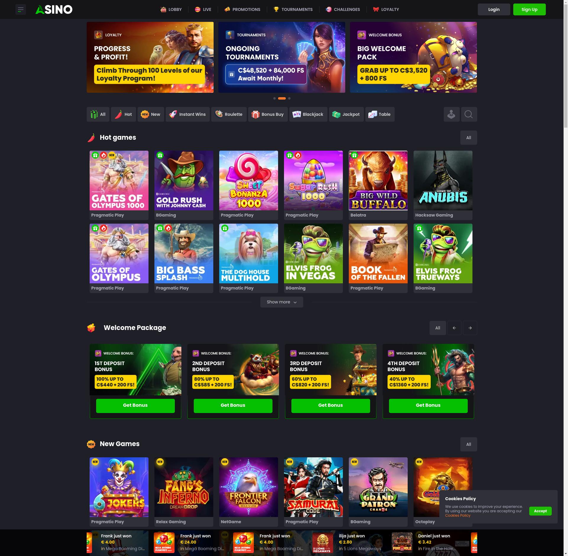 Asino Casino Review & Bonuses
