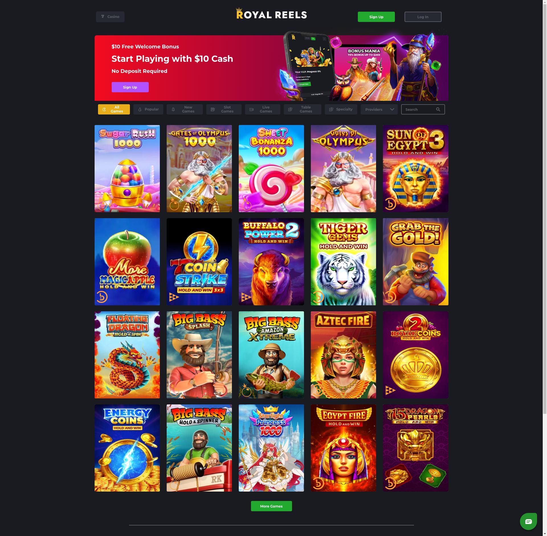 Royal Reels Casino Review & Bonuses